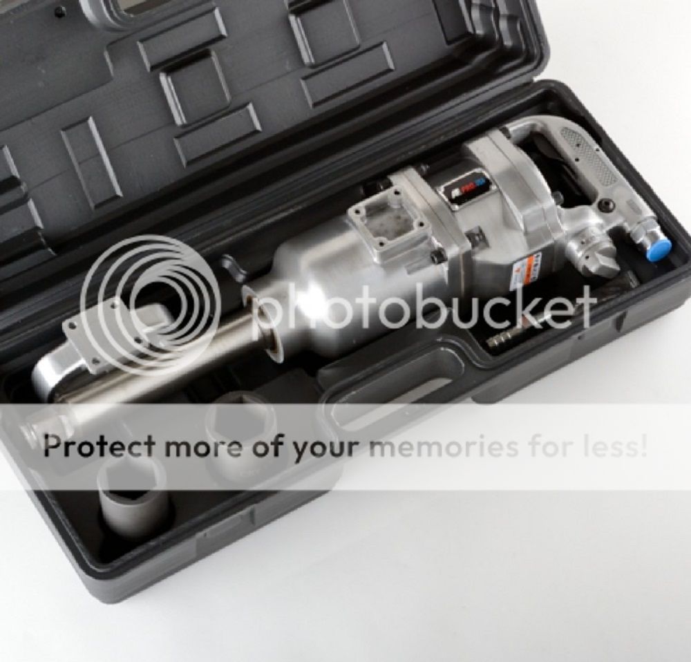 1" Air Impact Wrench Gun Long Shank Heavy Duty Commercial Truck ...