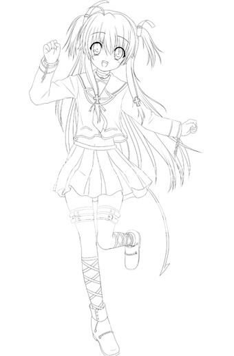 Angel Beats Coloring Pages Coloring Pages